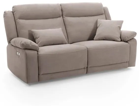 Pregio Italia sofa&relax Velká sedací souprava Comfort Provedení: 2 místná + lehátko, Vzorník látek: tekno fibra 03 milk