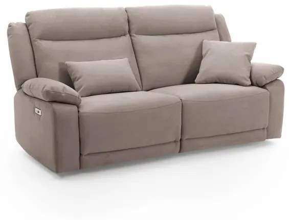 Pregio Italia sofa&relax Velká sedací souprava Comfort Provedení: 2 místná + lehátko, Vzorník látek: tekno fibra 04 hazelnut