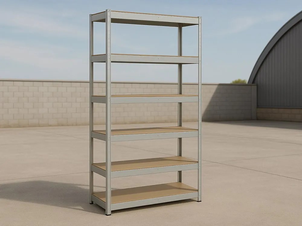Regál 220x120x50 cm zinkovaný 6-policový, nosnost 1050 kg
