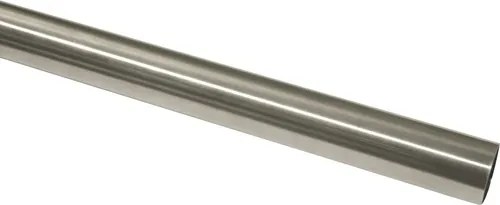 Záclonová tyč Windsor Ø 25 mm vzhled ušlechtilá ocel 160 cm
