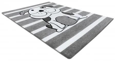 koberec PETIT ŠTĚNĚ, šedý velikost 160x220 cm | krásné koberce cz