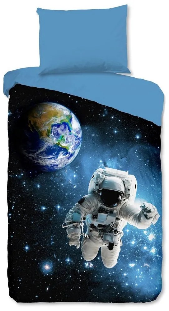 Good Morning Povlečení 100% bavlna Astronaut 140x200/70x90 cm