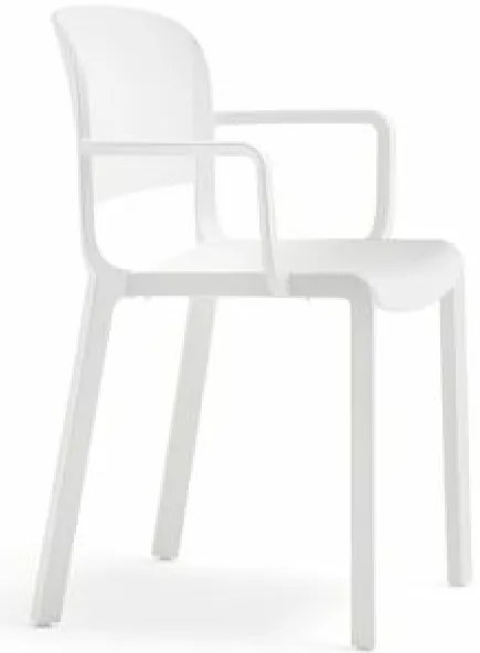 PEDRALI - Židle s područkami DOME 265 DS - bílá