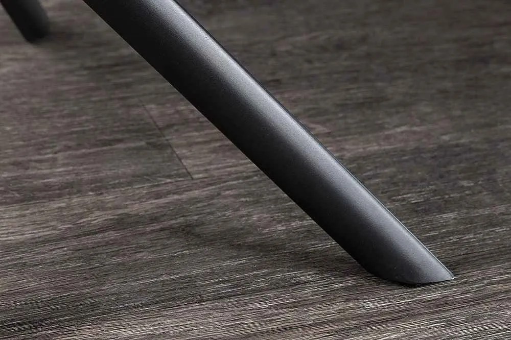 Designová otočná židle Vallerina šedo-hnědý samet