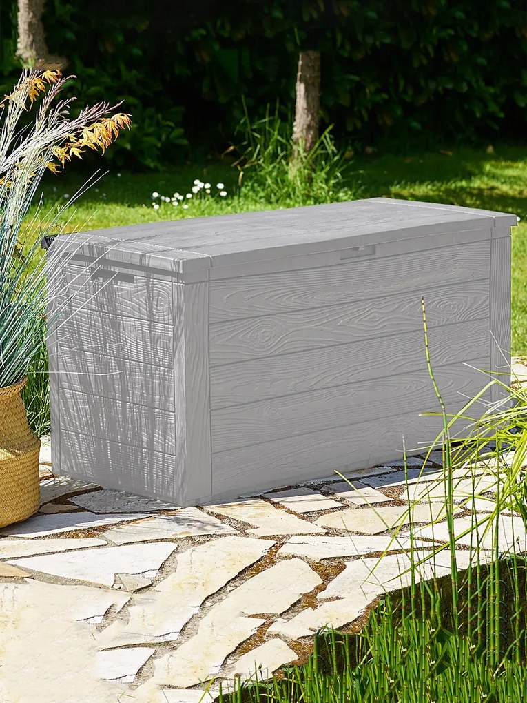 Zahradní úložný box Mosley 280 L šedý