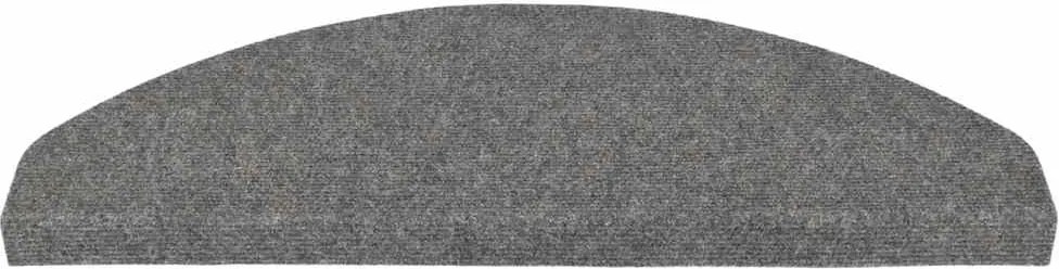 Samolepicí podložky na schody 20 ks šedá 65x22,5x3,5 cm 3365911