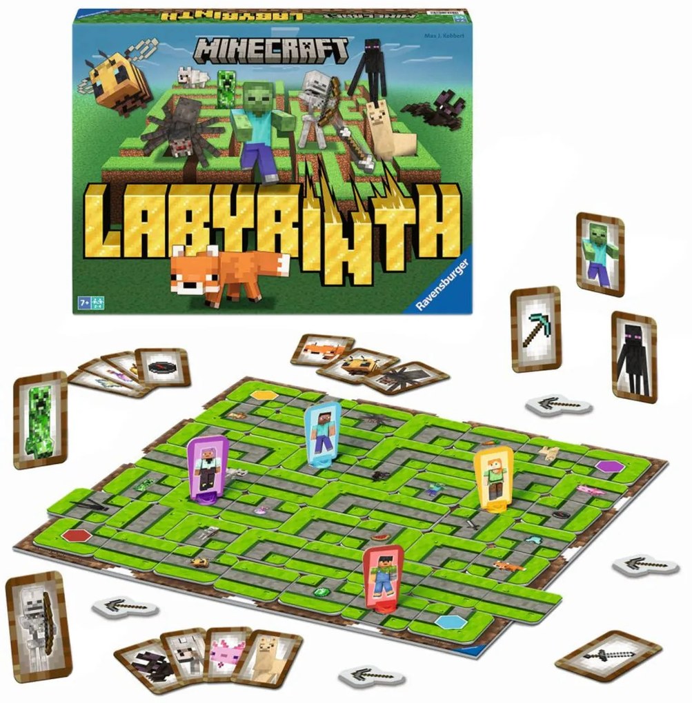 RAVENSBURGER HRA Labyrinth Minecraft *SPOLEČENSKÉ HRY* 2424771