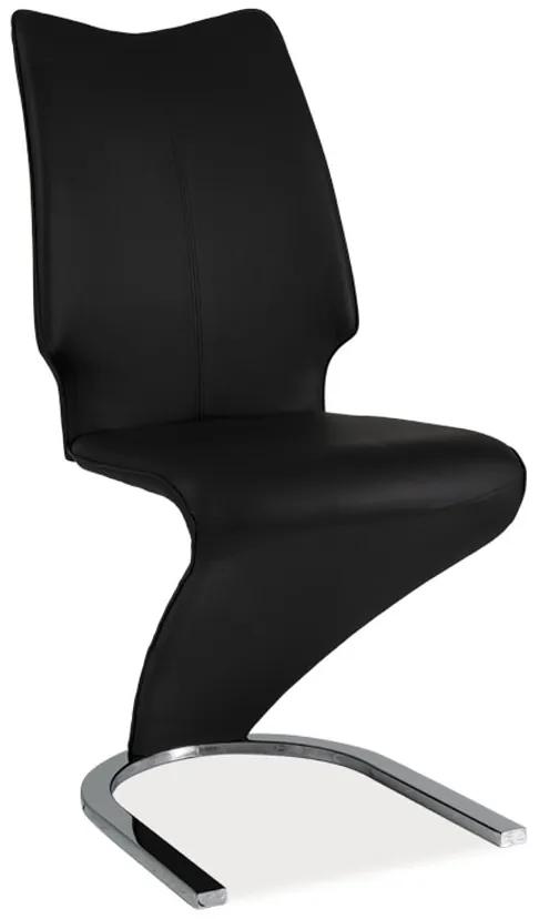 Jídelní čalouněná židle H-050 černá