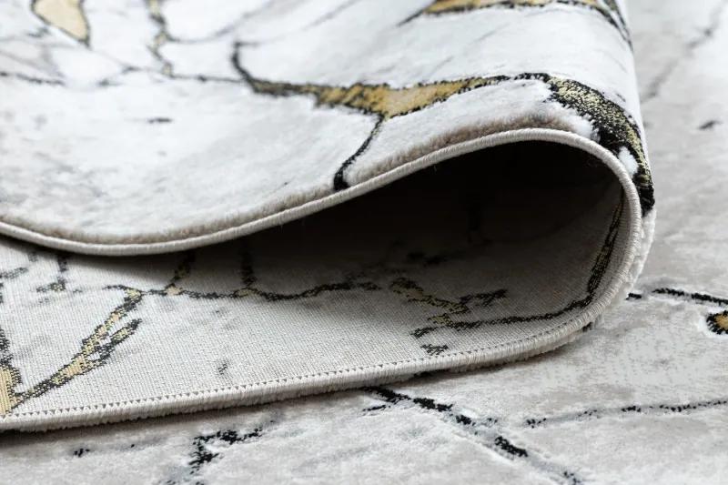 Dywany Łuszczów Kusový koberec Gloss 529A 53 3D mramor ivory/beige - 160x220 cm