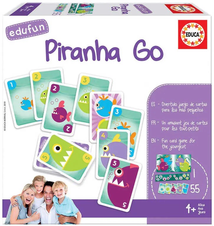 _Ostatní 1_ EDUCA Hra karetní Piraně *SPOLEČENSKÉ HRY* 18128