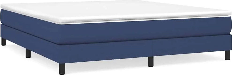 Rám postele s boxspringem modrý 160 x 200 cm textil 3120530