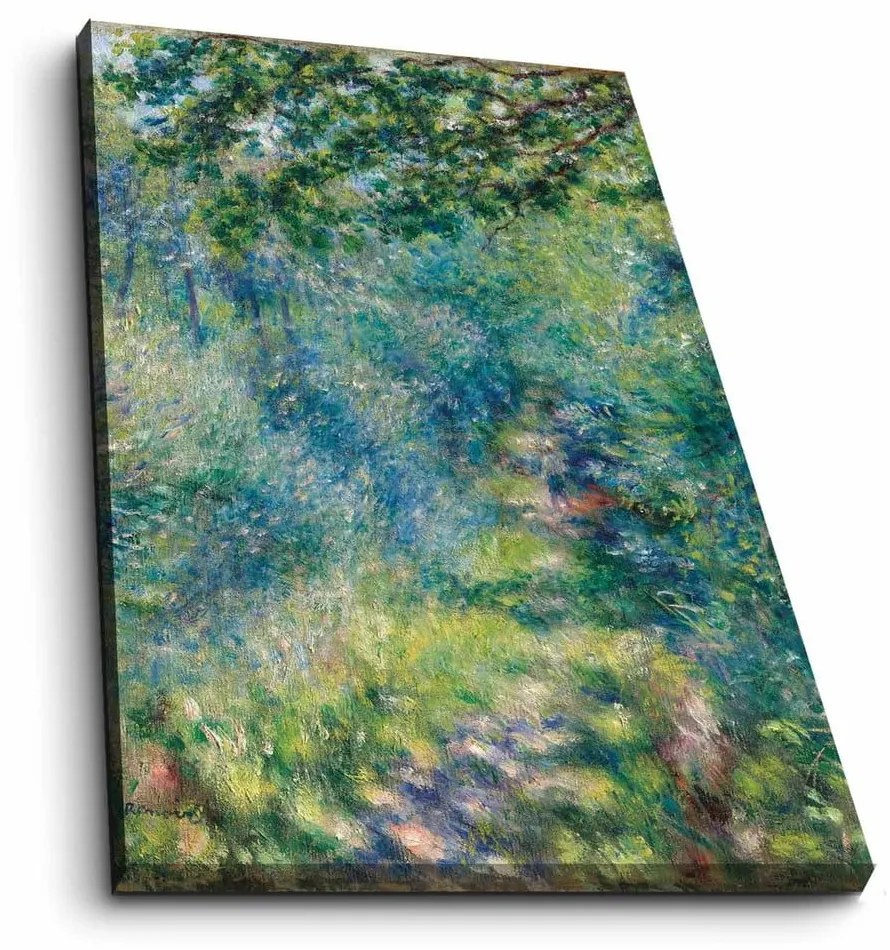 Nástěnná reprodukce na plátně Pierre Auguste Renoir, 45 x 70 cm