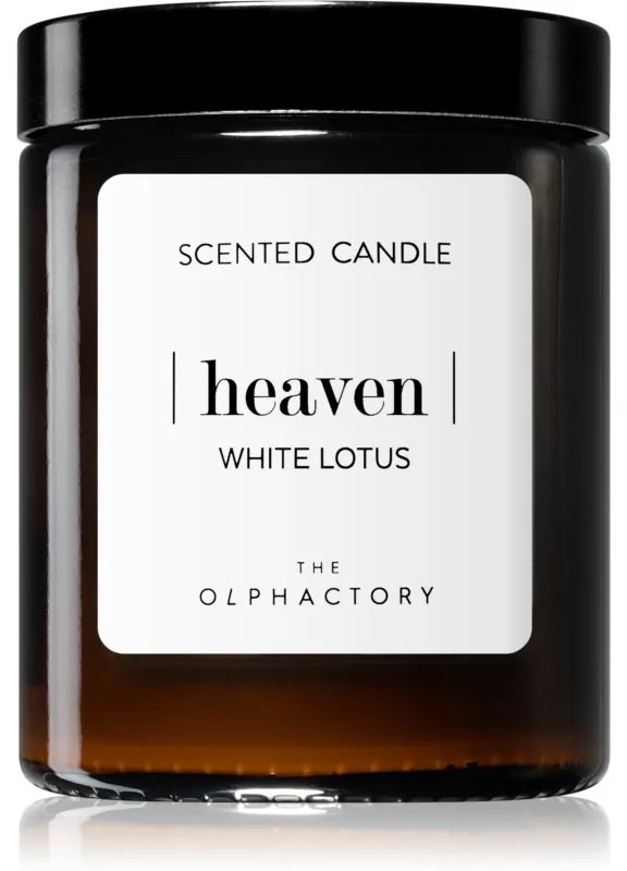 Ambientair The Olphactory White Lotus vonná svíčka (brown) Heaven 135 g
