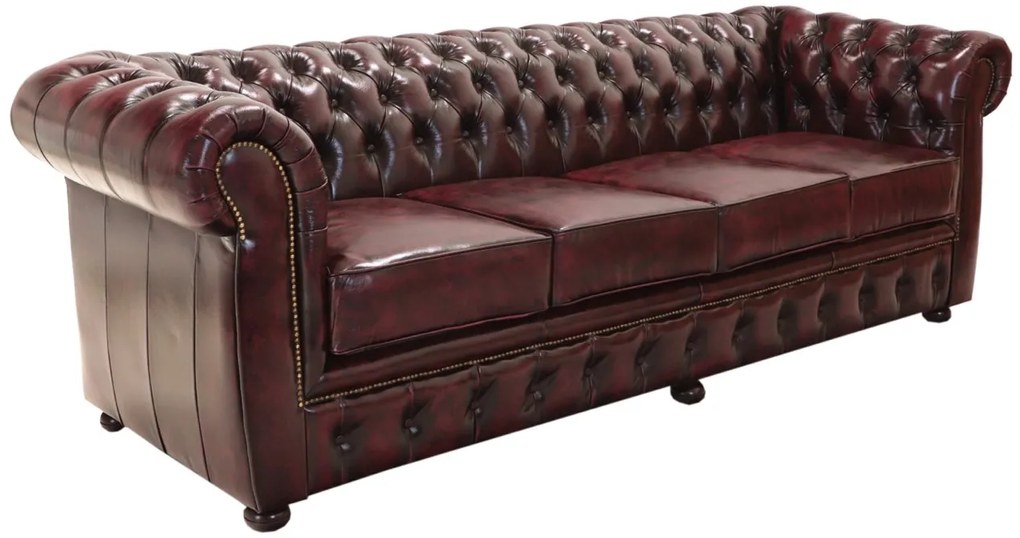 furniture-nabytek.cz - Chesterfield pohovka čtyřmístná