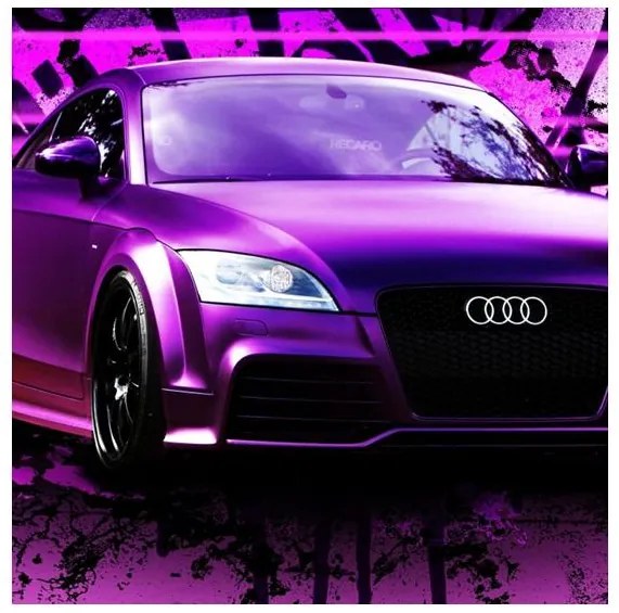Obraz fialové Audi (40x40 cm), 40 dalších rozměrů