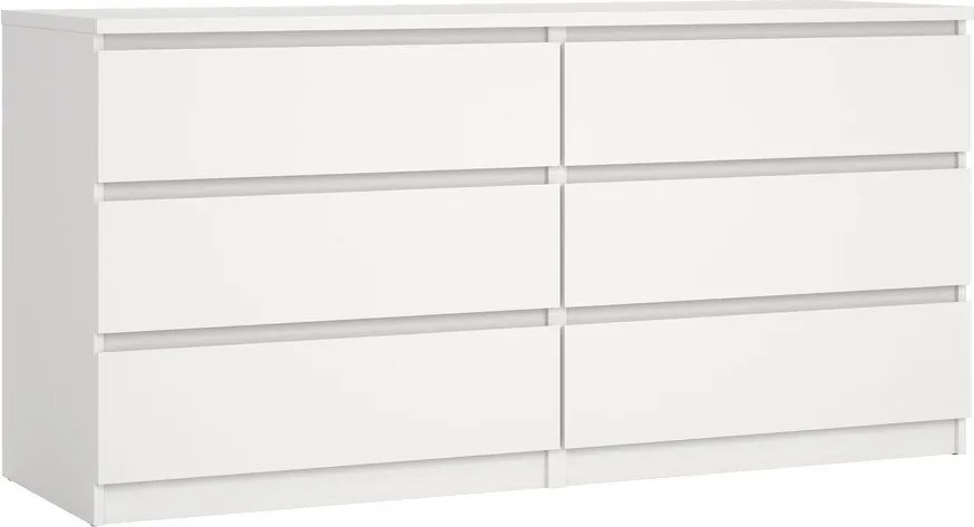 Bílá komoda 154x76x50 cm Naia – Tvilum