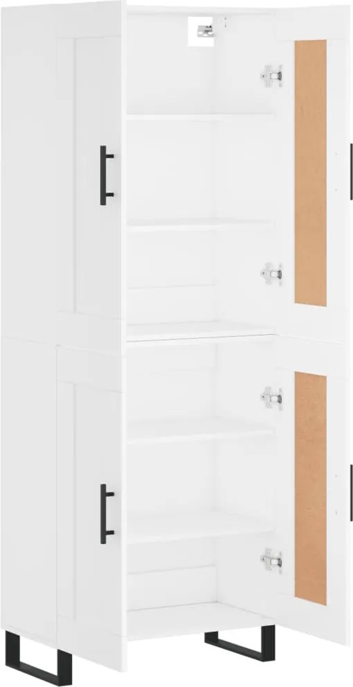 Skříň highboard bílá 69,5 x 34 x 180 cm kompozitní dřevo 3199705
