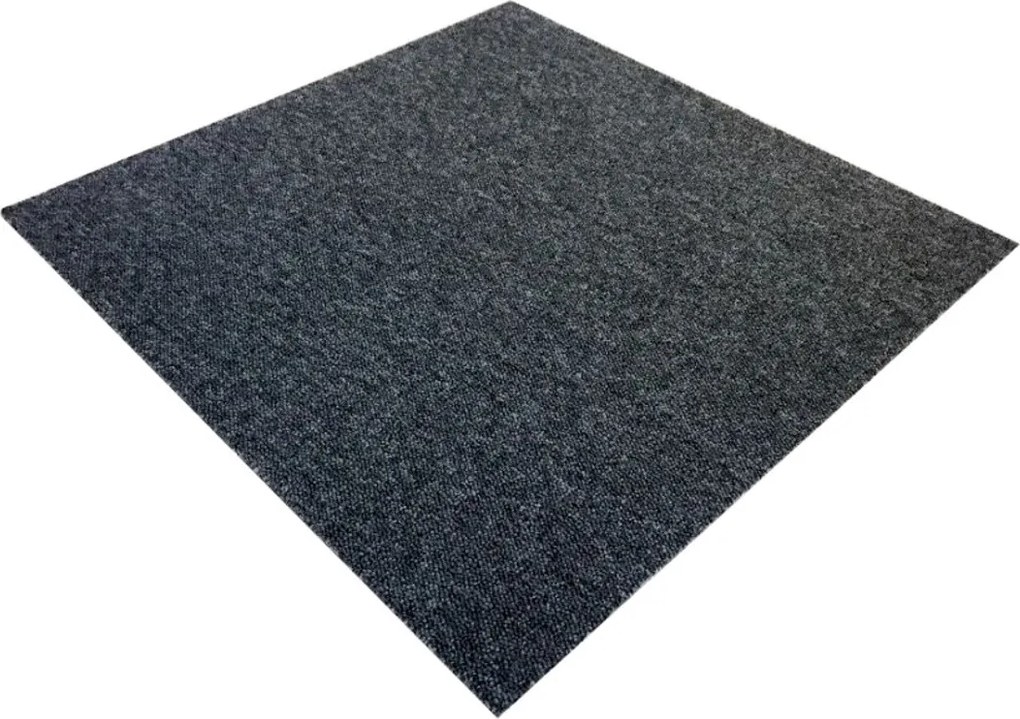 Vopi 50x50 cm Kobercový čtverec Vienna dark grey 7278 50 x 50 cm, chodba / předsíň