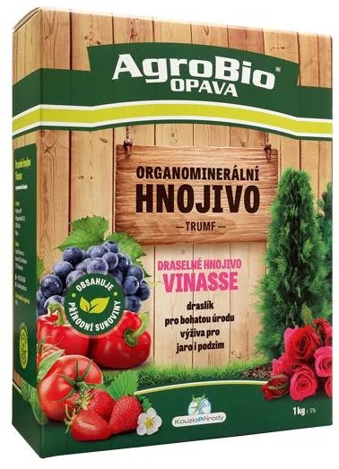 Hnojivo pro plody a květy AGROBIO Trumf Vinasse 1kg