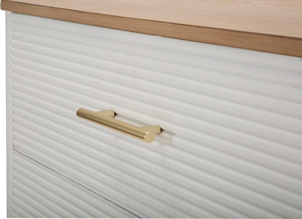 Designová komoda Gerlinde 78 cm bílá