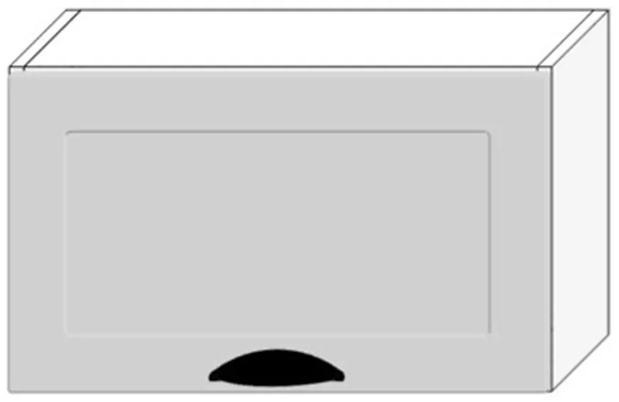 Kuchyňská Skříňka Adele W60okgr šedá mat/bílá