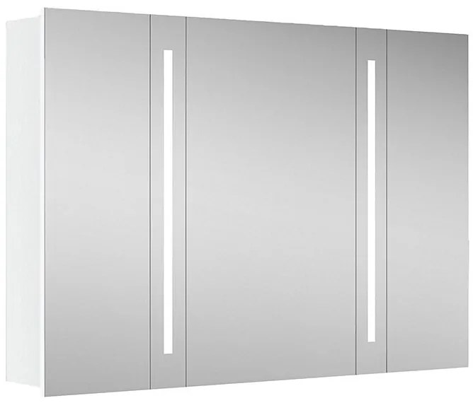 Riva Zrcadlová skříňka s LED osvětlením Hydra, 75 × 108 × 17 cm