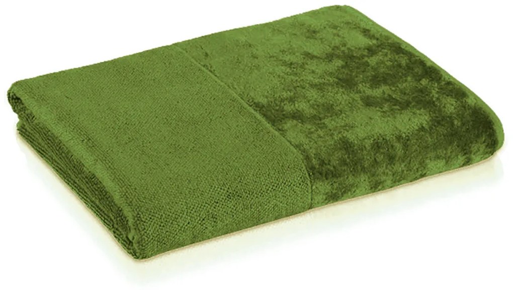Bambusový ručník 30x50 cm zelený