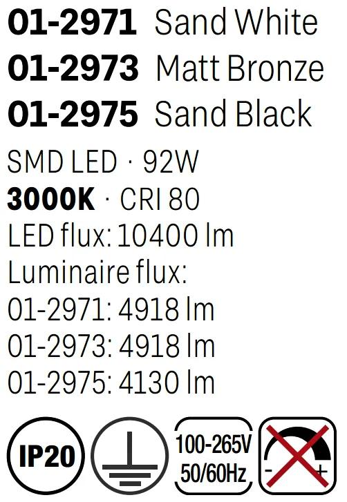 Ledkové stropní světlo CENTRIX 01-2971 teplá barva 3000K