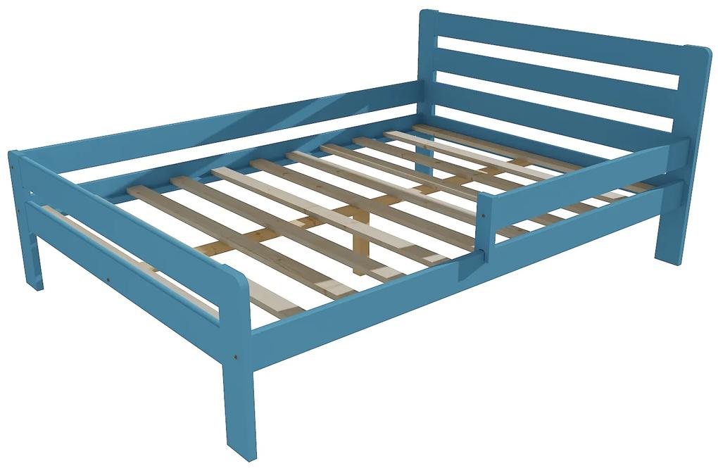 Vomaks Dětská postel se zábranou VMK001C KIDS Rozměr: 120 x 200 cm, Barva: barva modrá