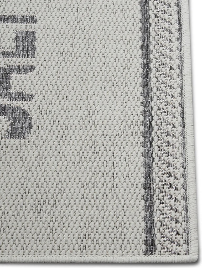 Hanse Home, Běhoun Cucina Salt & Pepper 105626 Cream Grey, 62x150, bílá, kuchyně