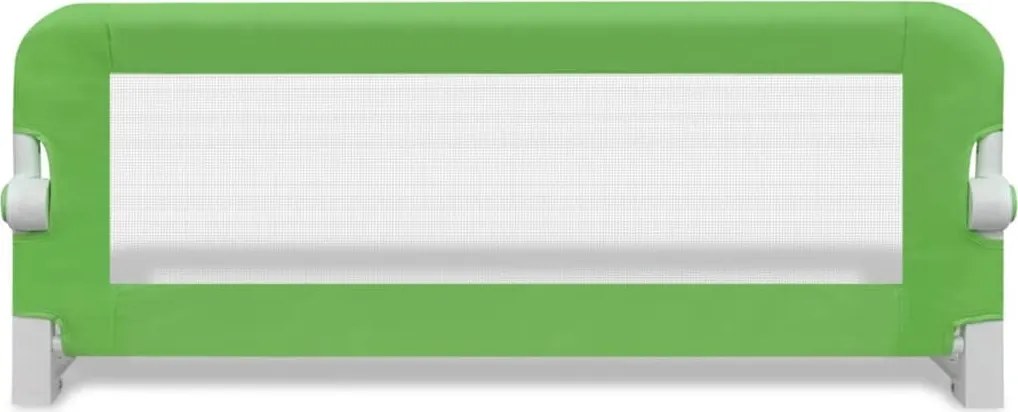 vidaXL Dětské zábrany k postýlce 2 ks 102 x 42 cm [276083] Barva: Zelená