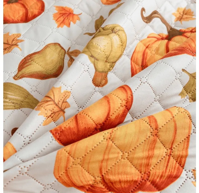 Přehoz na postel AUTUMN PUMPKINS, barevný Rozměr: 220 x 240 cm