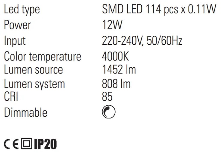 Redo Stolní LED lampa Nubo, 4000K Barva: Černá