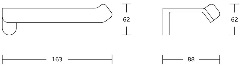 Mexen příslušenství, Lea držák na wc papír, zlatá, 7026033-50