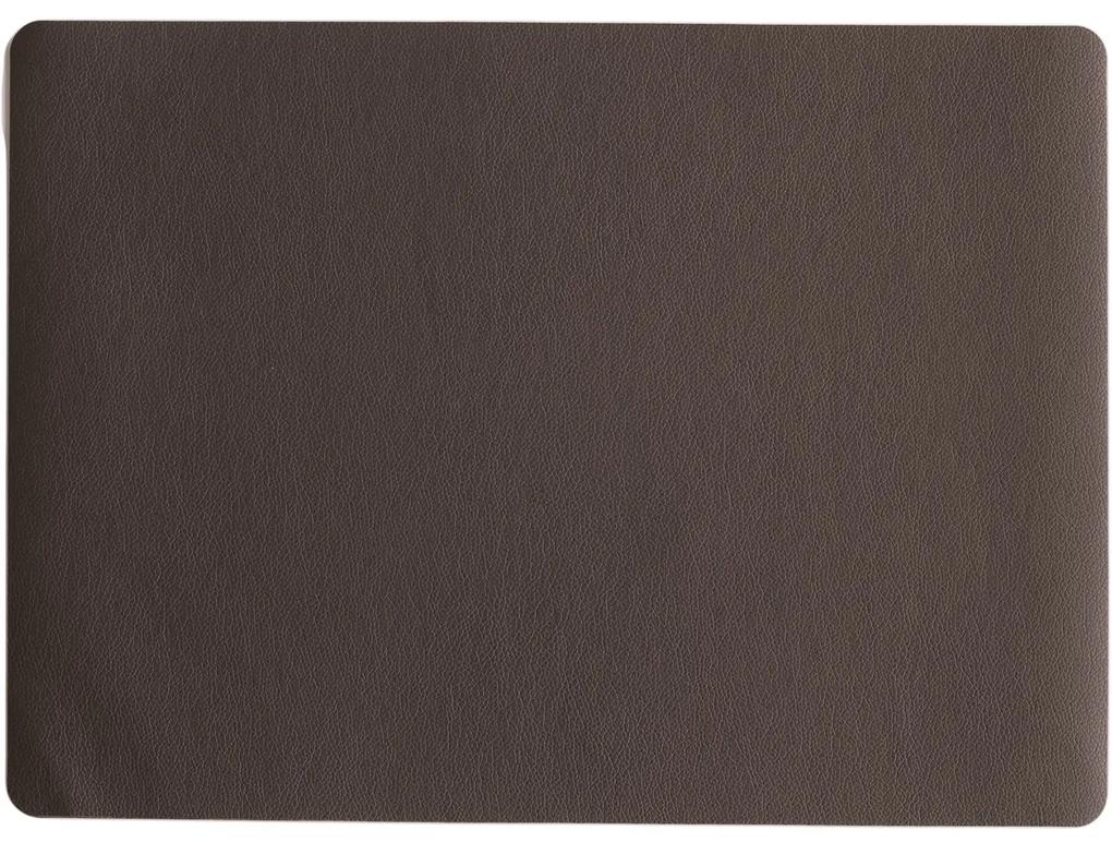Kožené prostírání ASA Selection 33x46 cm - tmavě hnědé