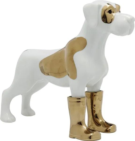 KARE DESIGN Sada 2 ks − Dekorativní figurka Dog in Boots střední
