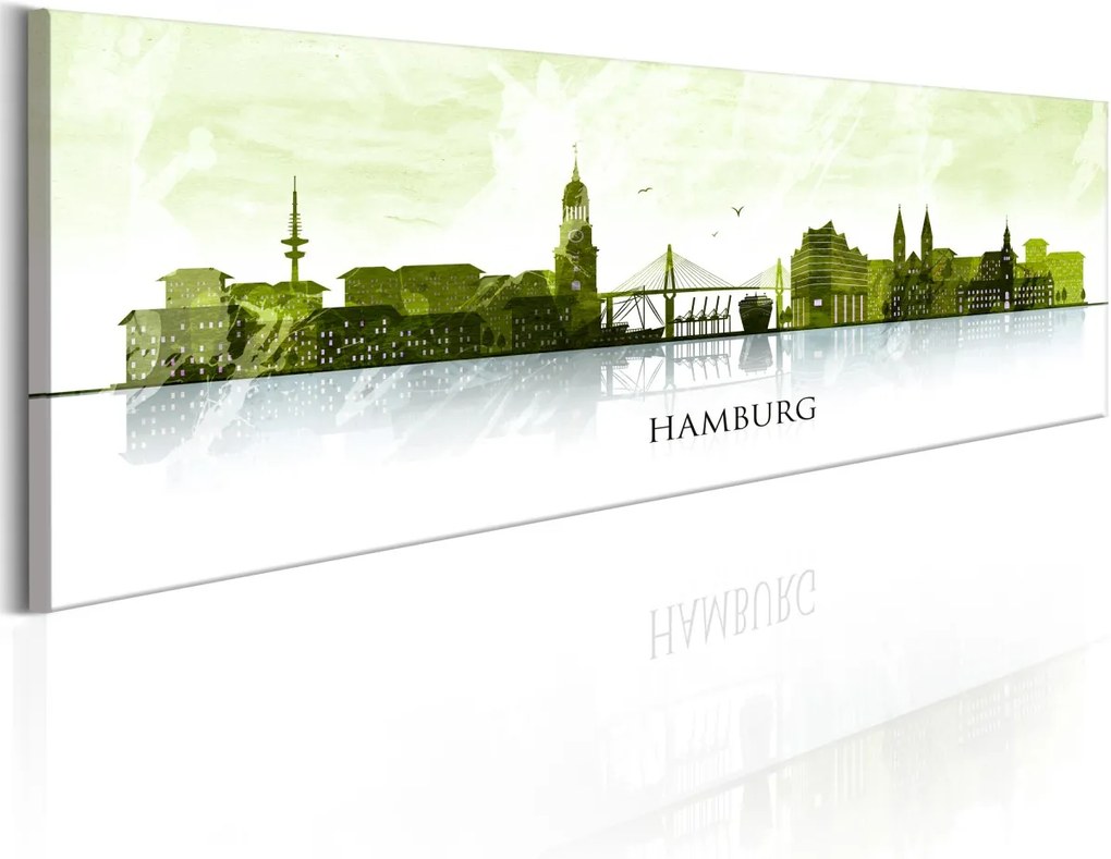 Murando DeLuxe Hamburk: město na vodě Velikost: 140x42 cm