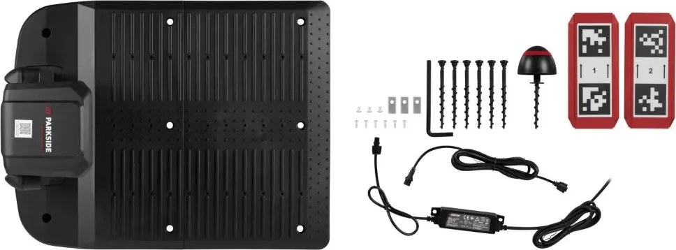 Parkside Perfomance Robotická sekačka na trávu s baterií a nabíječkou PPAMR 1250 A1 Smart & Free