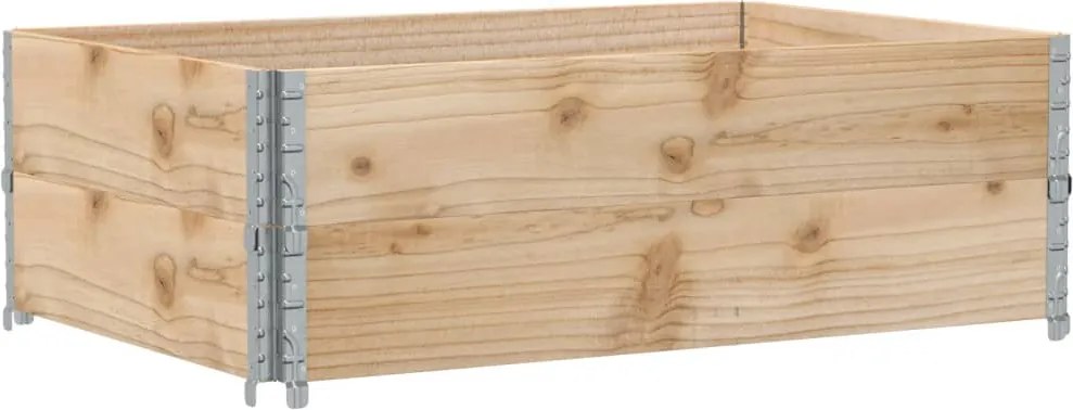 Zahradní truhlík 120 x 80 cm masivní borové dřevo 3295847