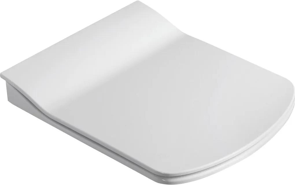 Sapho GLANC WC sedátko SLIM Soft Close, duroplast, bílá - GC5030