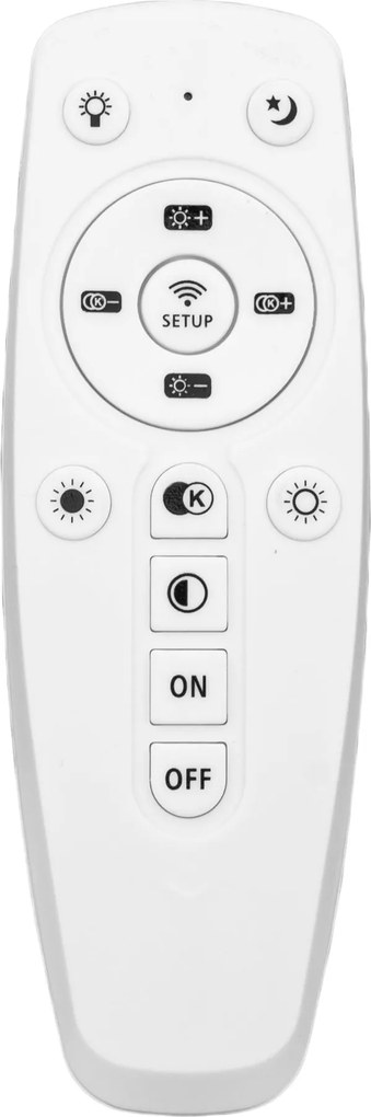 Toolight - LED závěsné svítidlo APP817-CP + dálkové ovládání, černá, OSW-04027