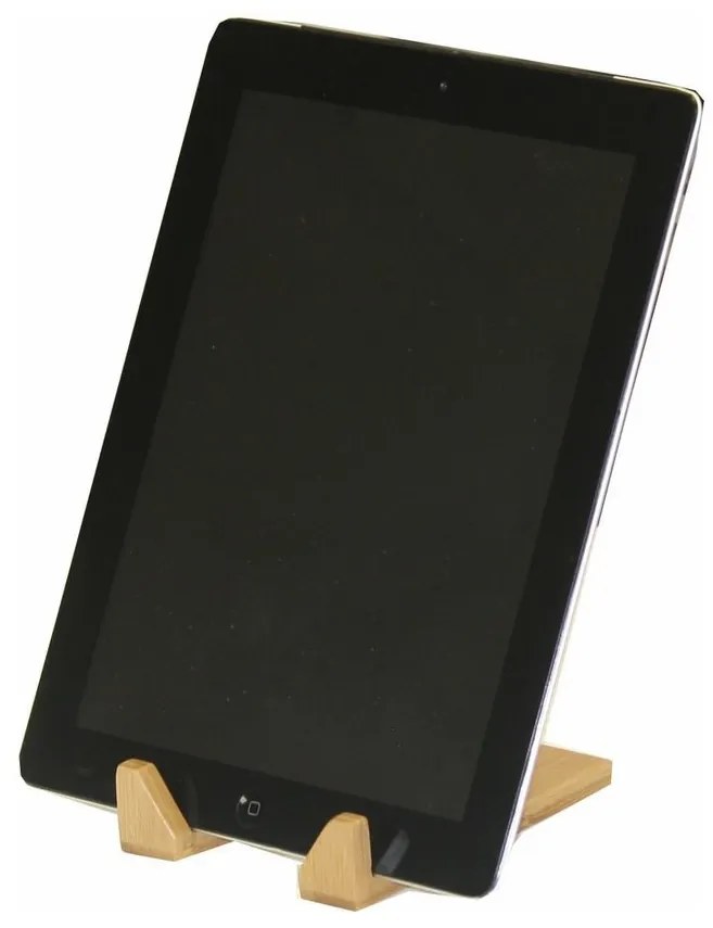Držák na tablet Compactor Bamboo, přírodní dřevo