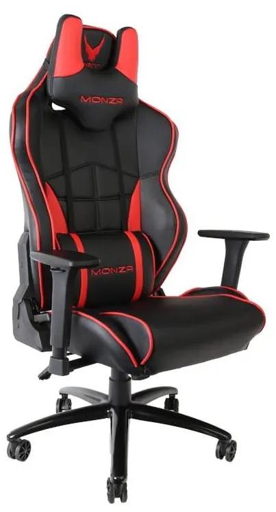 Platinet Herní židle VARR Monza černá/červená PL0310