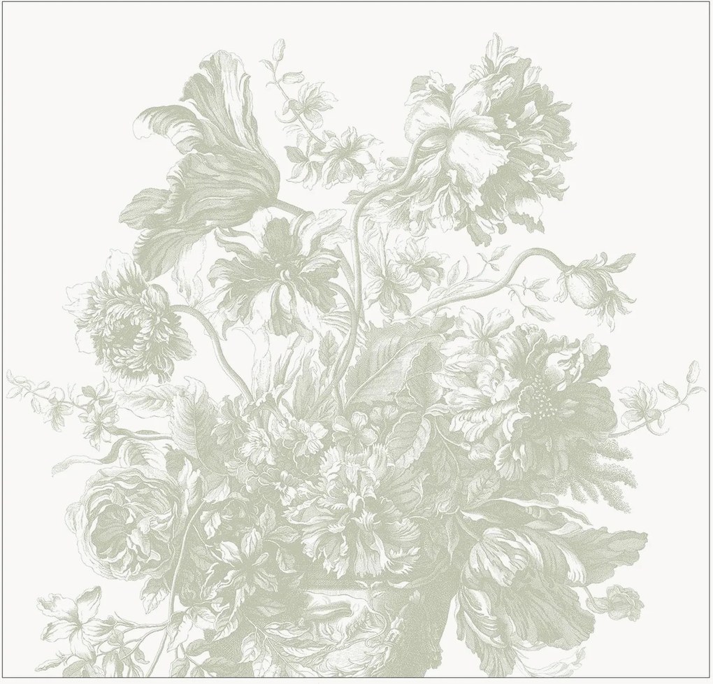 Tapeta Engraved Flowes
