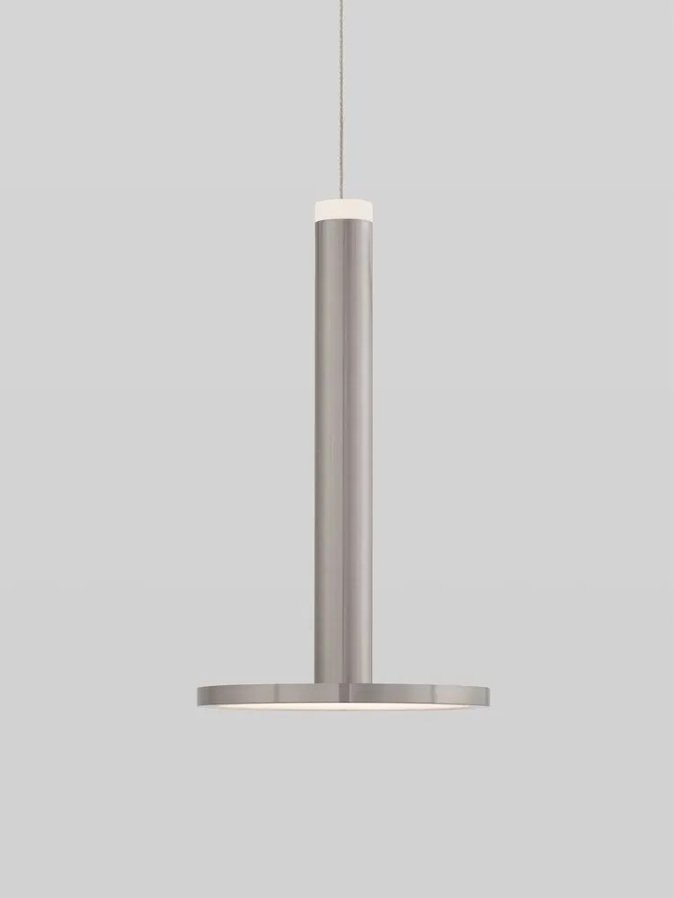 Kovové LED závěsné svítidlo v matně stříbrné barvě ø 15 cm Palencia – Nova Luce