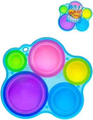 Pop It Bubble Pops antistresová hračka / Silikon / 5 maxi bublin / od