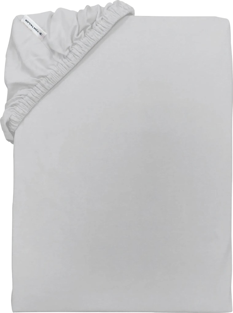 Tom Tailor Žerzejové napínací prostěradlo, 180–200 x 200 cm (šedá)