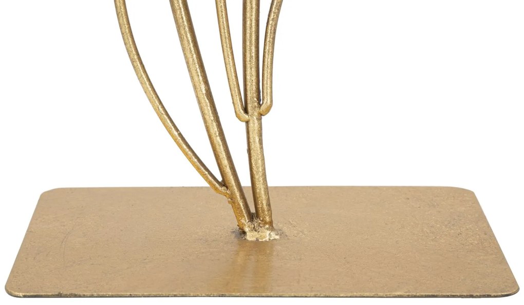 Zlatá stolní dekorace Mauro Ferretti Iros, 26x11,5x44,5 cm