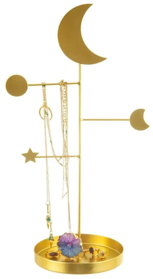 Kovový stojan na šperky ve zlaté barvě Sass &amp; Belle Celestial