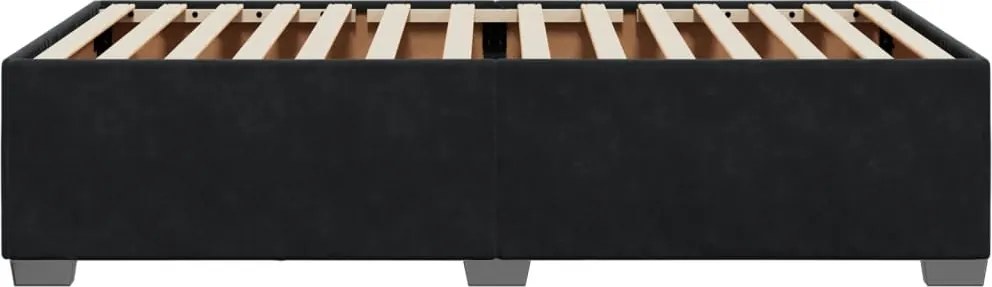Rám postele černá 80x200 cm samet 3284597